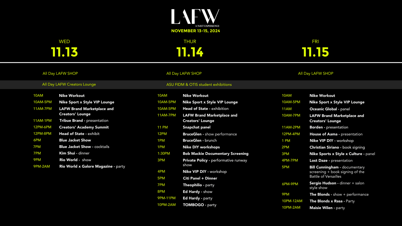 LAFW - LA Fashion Week